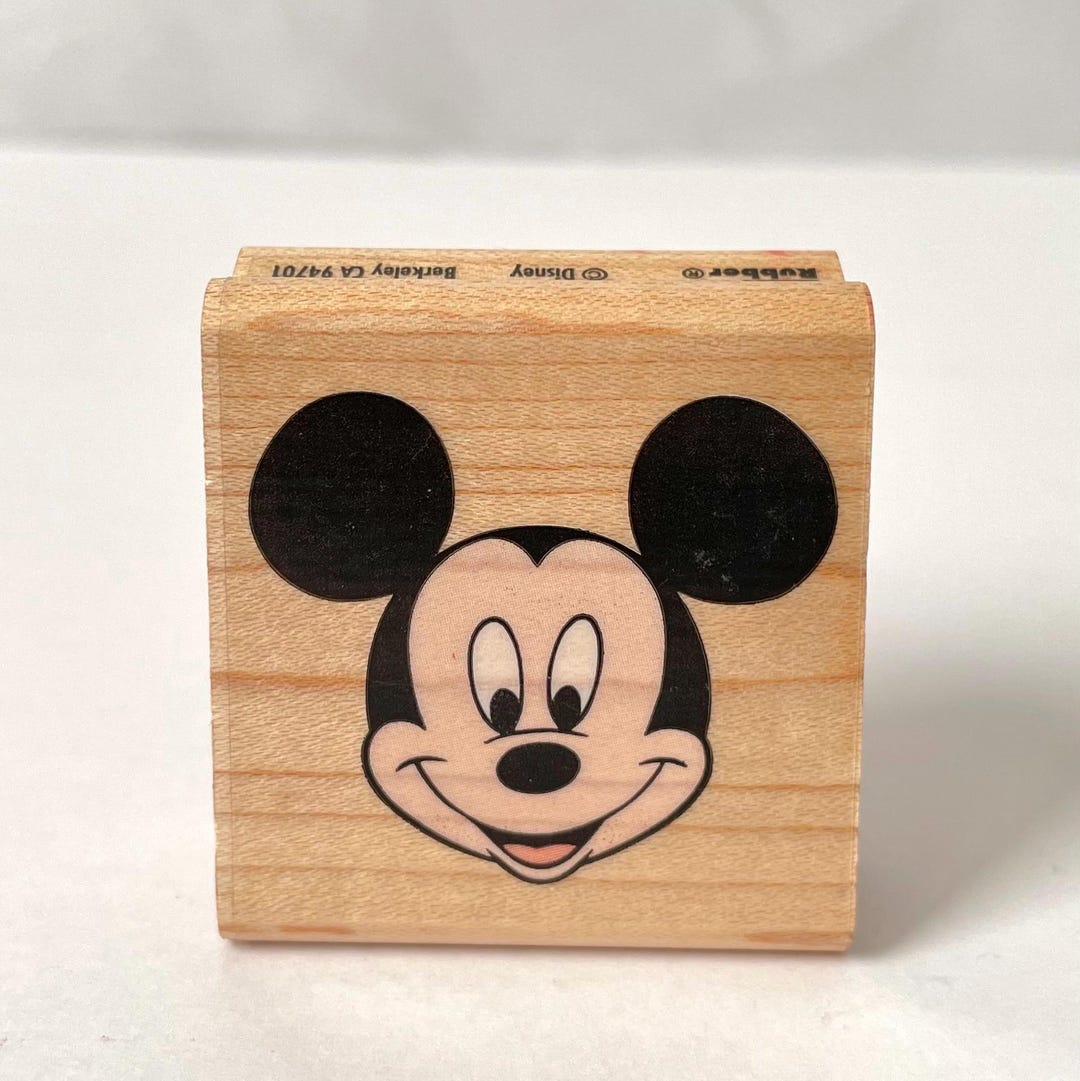 Rubber Stampede Disney Mickey's Portrait Rubber Stamp Mickey Mouse Face ...