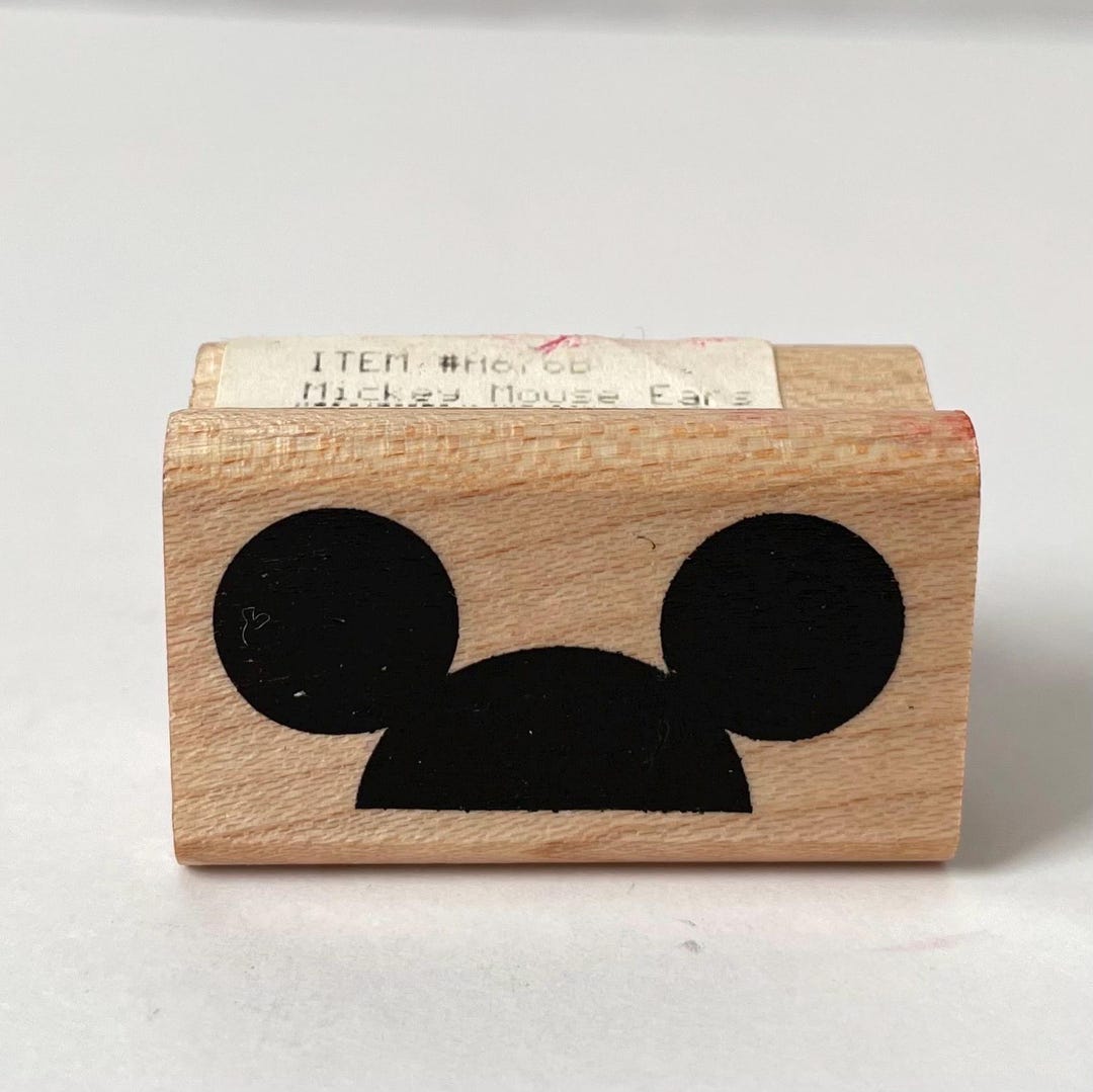 Rubber Stampede Disney Mickey Mouse Ears Hat Rubber Stamp Scrapbooking ...