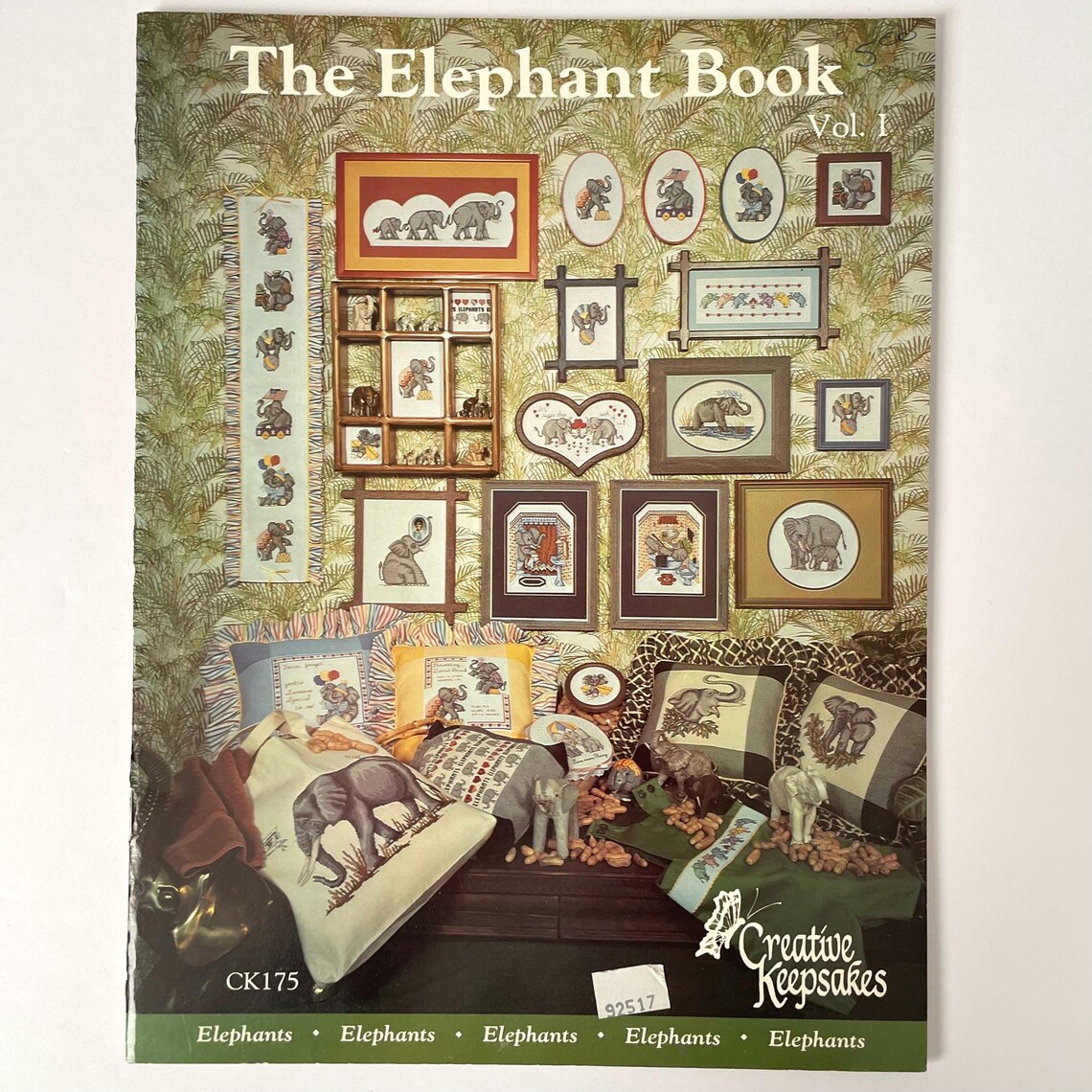 Creative Keepsakes the Elephant Book Vol. 1 Cross Stitch Pattern Book CK175 | Elephants, Mother ...