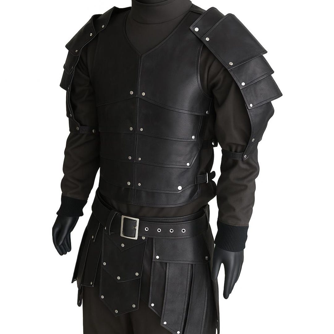 Custom Leather Armor Set: Handmade Medieval LARP Costume - Etsy