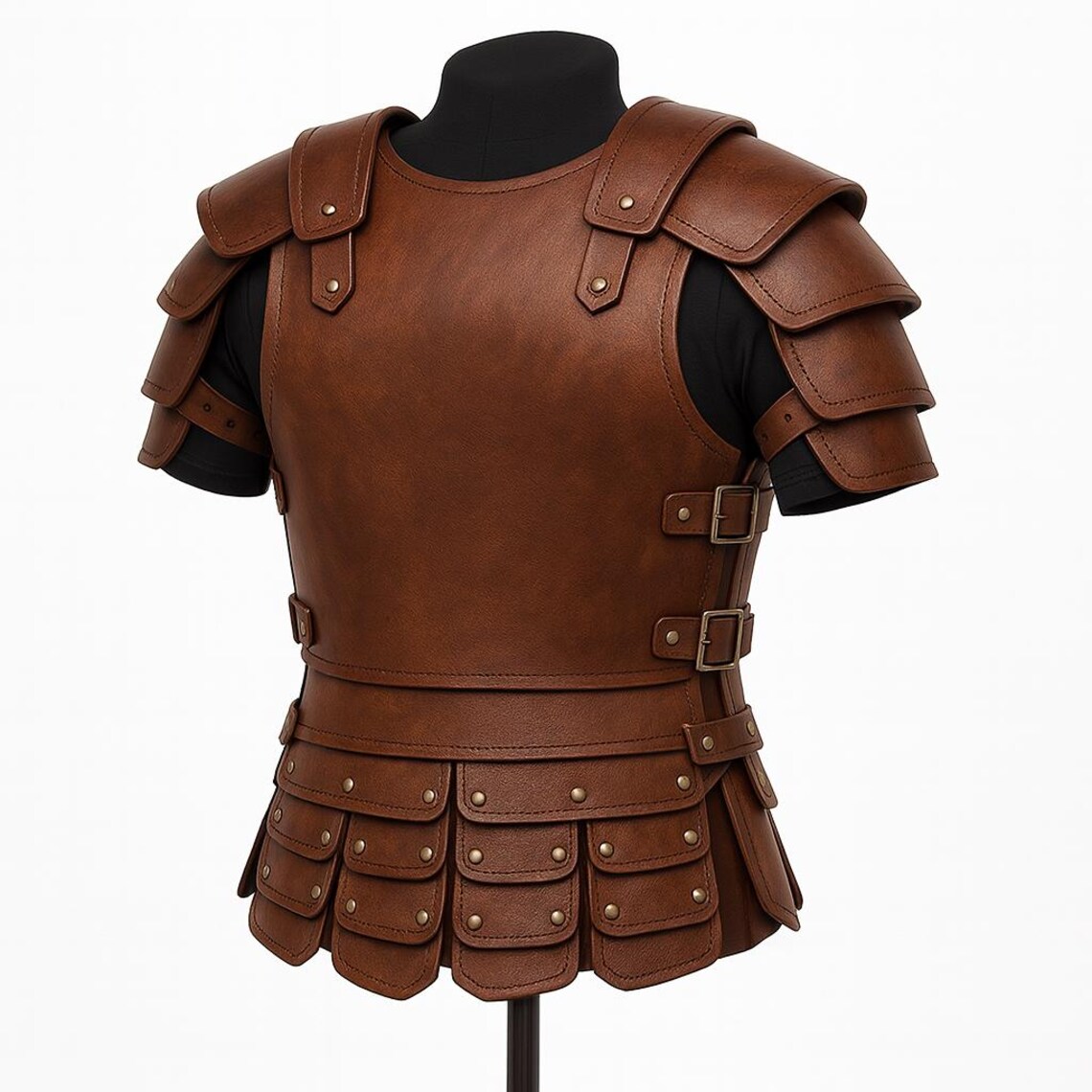 Handmade Leather Armor Set: Custom Warrior Costume for LARP, Cosplay ...