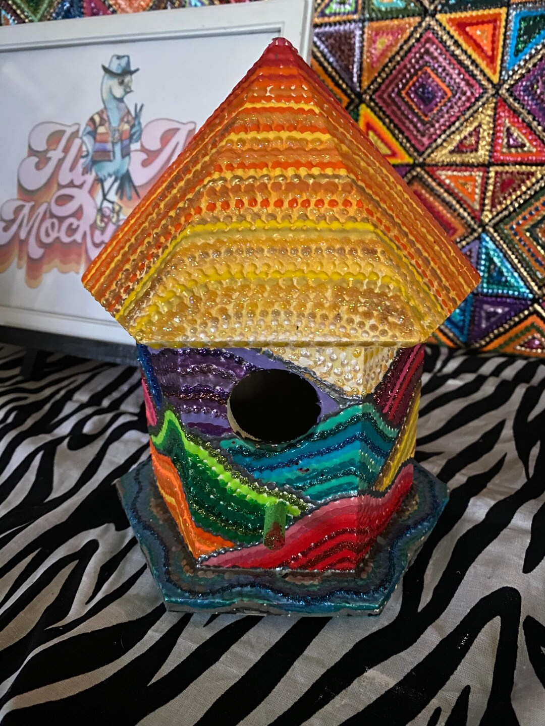 Ripple - Grateful Dead Themed Hand-painted Birdhouse - Etsy