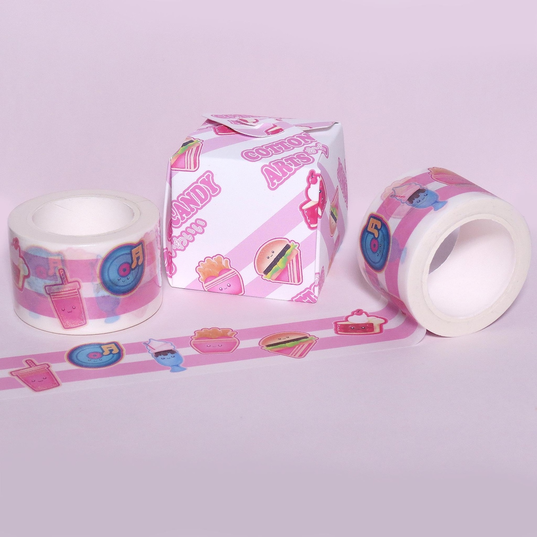 Kawaii Food Washi Tape 1 1/8-inch Decorative Tape Journaling ...