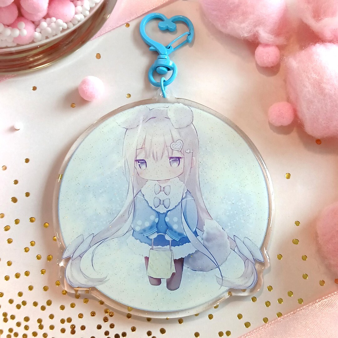 Anime Kemonomimi Wolf Keychain for Decorating Bags, Wallets & Lanyards ...