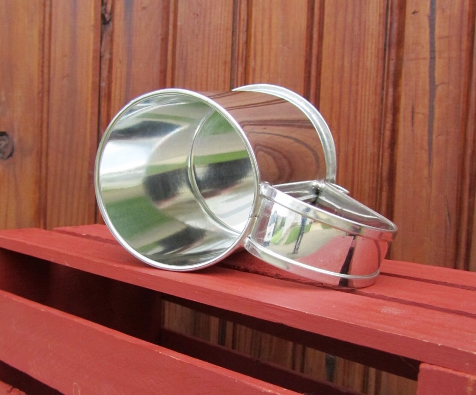 18th Century Tin Tankard Natural Tin Finish Tin Cup - Etsy