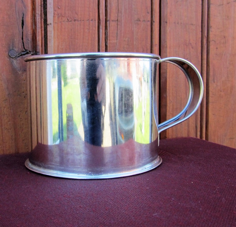 Fort Ligonier Tin Cup Natural Tin Finish French and Indian - Etsy