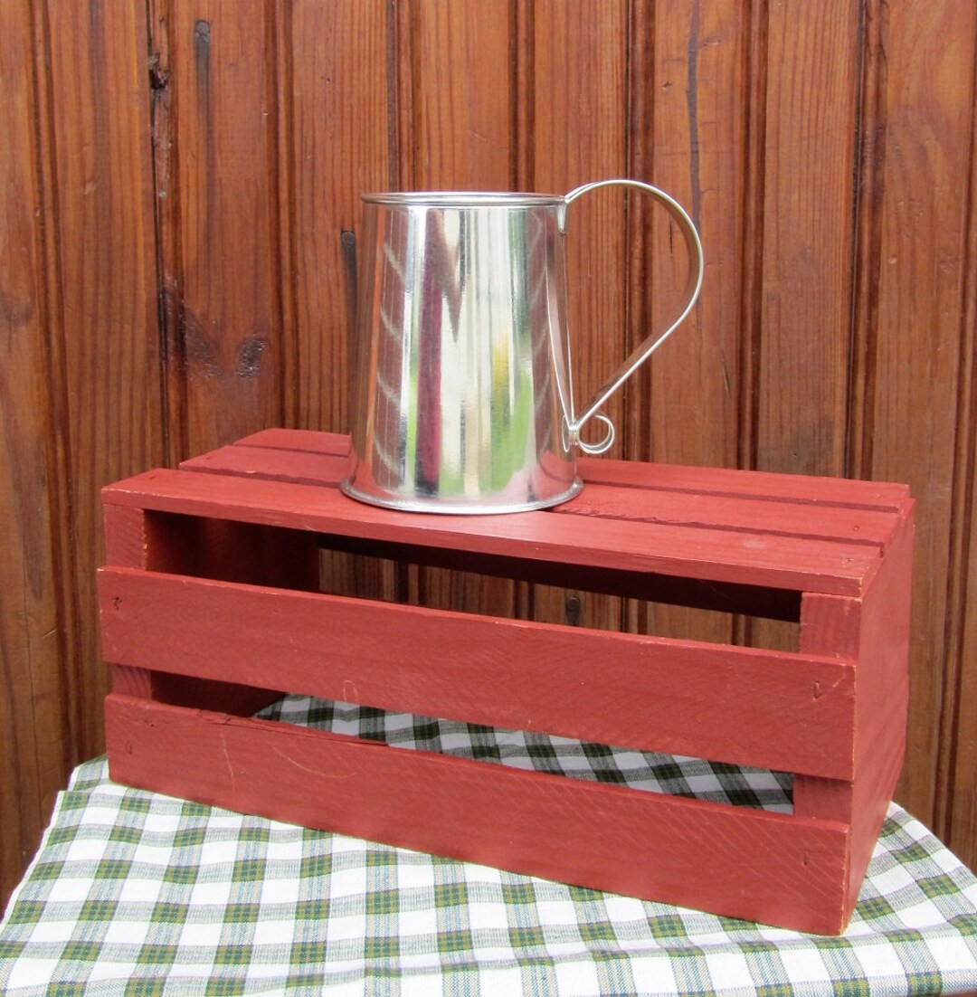 18th Century Tin Tankard Natural Tin Finish Tin Cup Reenactor Colonial ...
