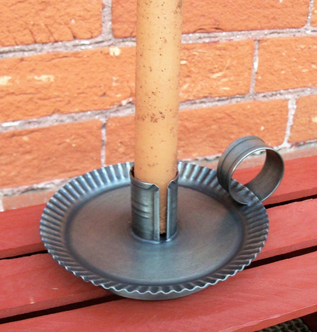 Abraham's Tin Chamber Light - Antique Finish - Primitive Lighting ...