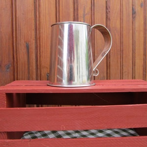 18th Century Tin Tankard Natural Tin Finish Tin Cup Reenactor Colonial ...