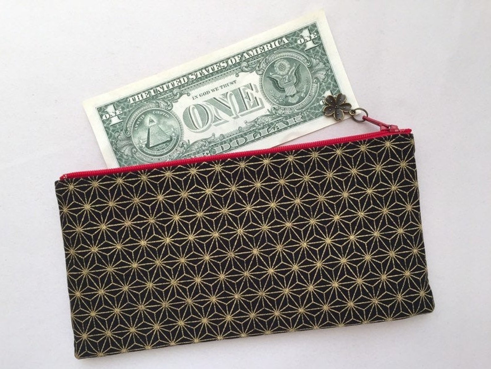 Japanese Traditional Geometric Patterned Zipper Pouch / Pencil - Etsy