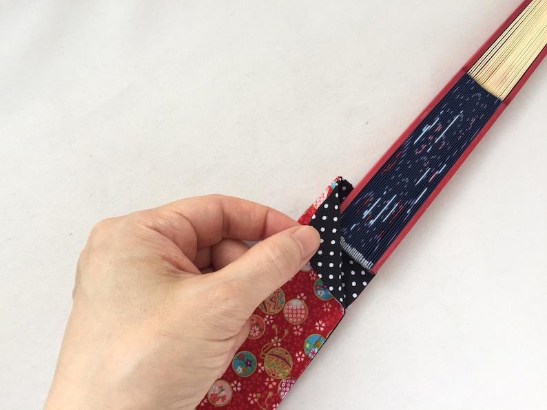 Folding Fan and Case Set - Cats and Temari Balls - Etsy
