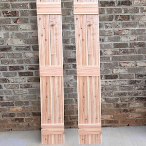 Custom Exterior Shutters - Board and Batten Shutters - Rustic Shutters ...