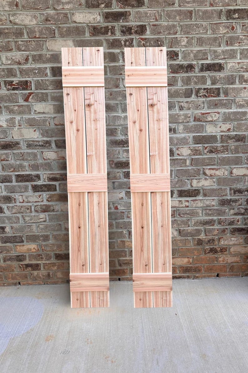 Custom Exterior Shutters - Board and Batten Shutters - Rustic Shutters ...