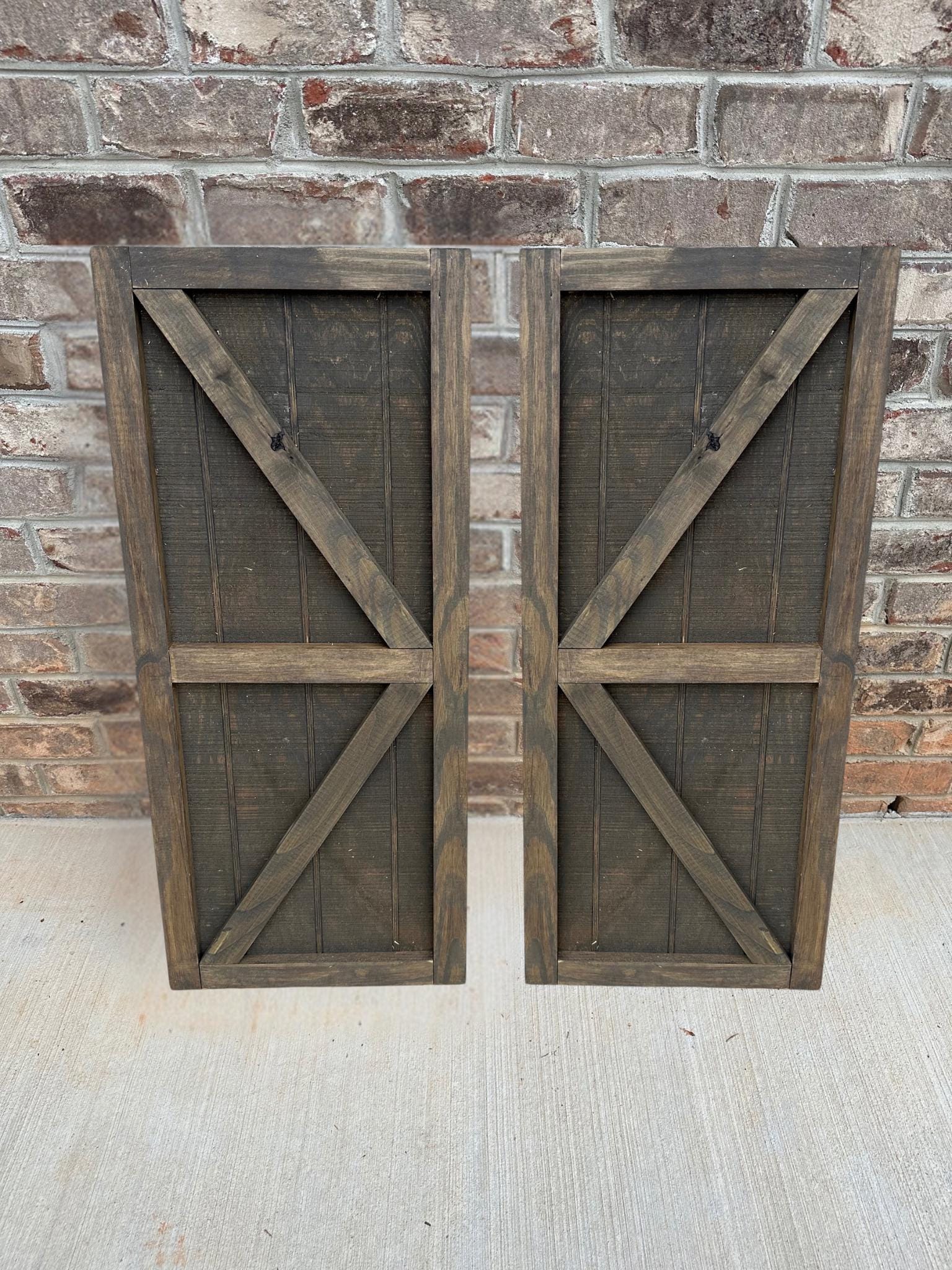 Custom Exterior Shutters - Board and Batten Shutters - Rustic Shutters ...