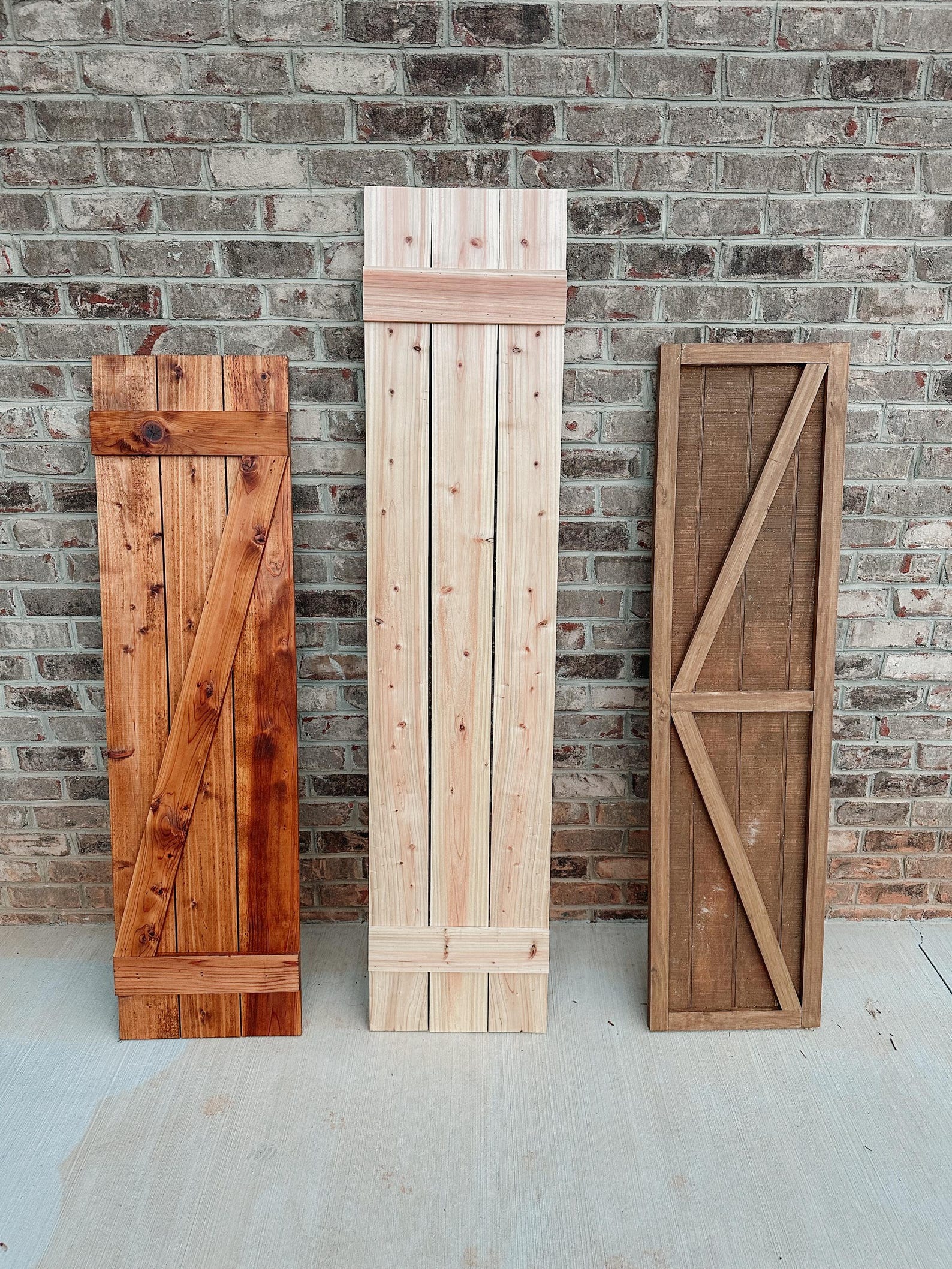 Custom Exterior Shutters - Board and Batten Shutters - Rustic Shutters ...