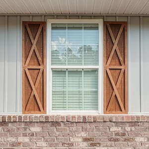 Custom Exterior Shutters - Board and Batten Shutters - Rustic Shutters ...