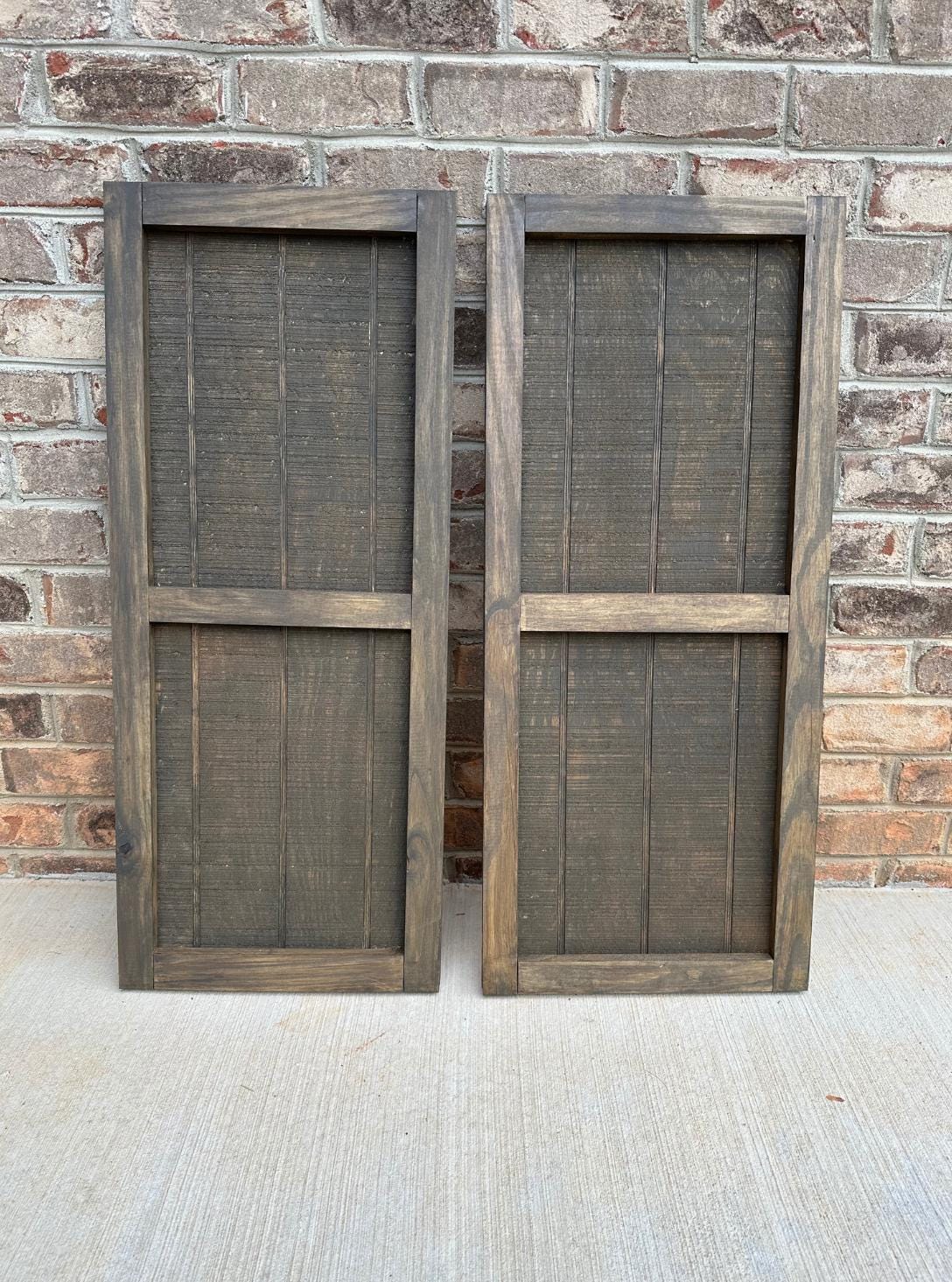 Custom Craftsman Style Shutters - Modern Farmhouse Shutters - Sleek ...