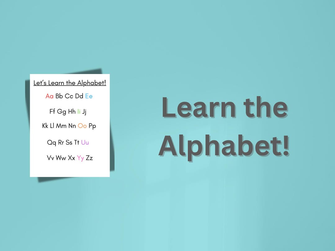 Alphabet Printable for Kids | Colorful Vowel Highlighting | Early ...