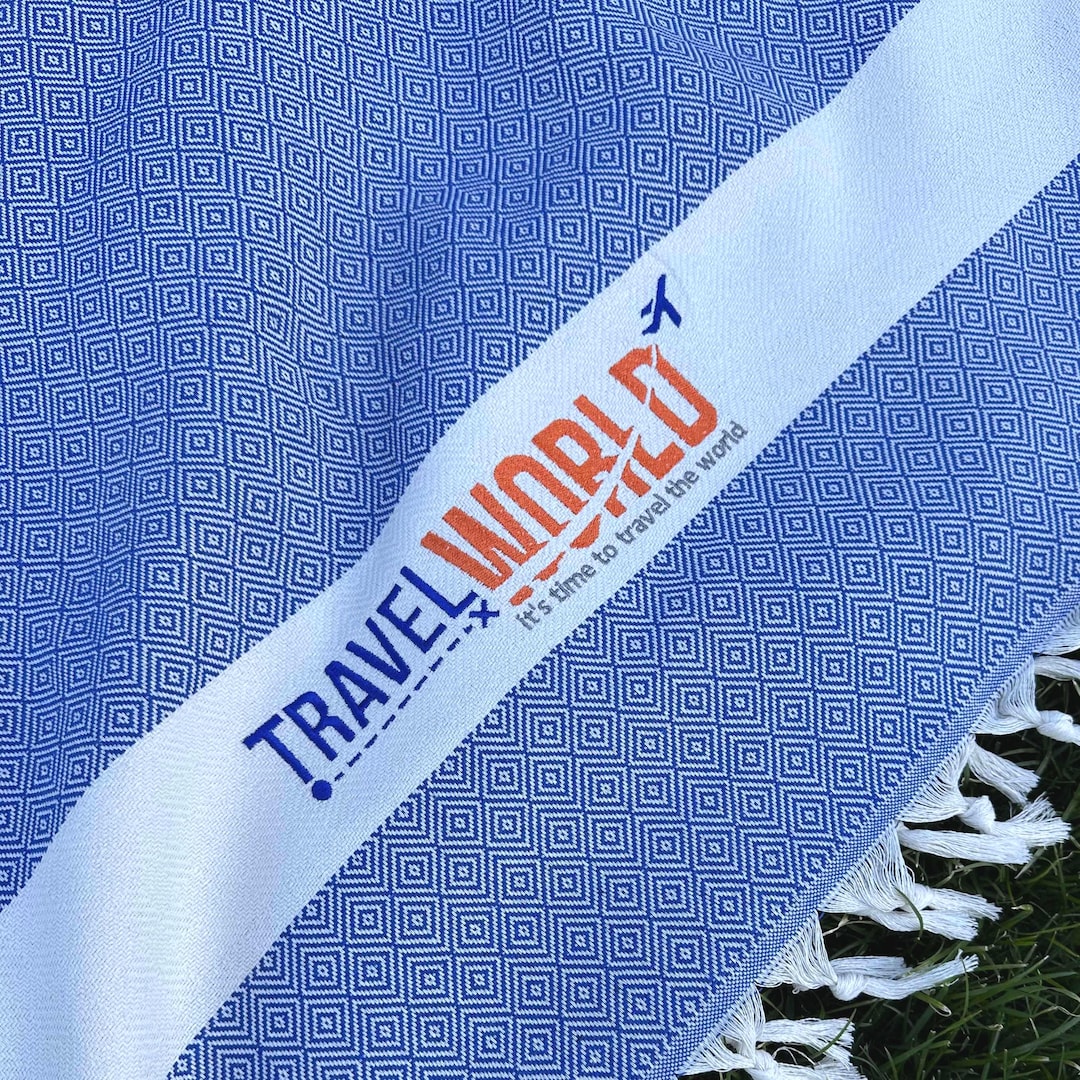 Personalized Beach Towel, Custom Logo Beach Towel, Your Logo Here Beach ...