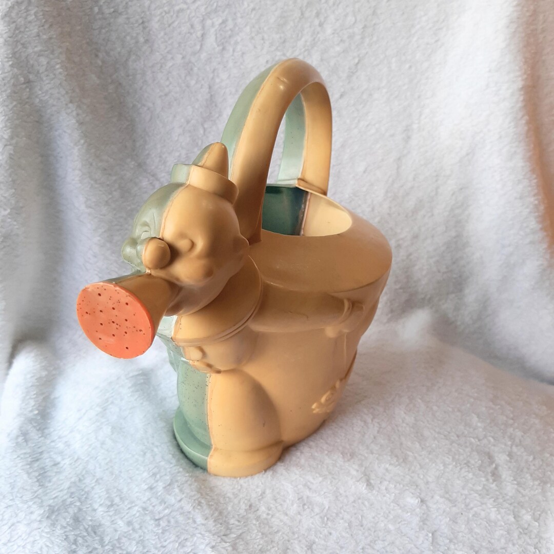 Rare Vintage Tico Toys Rosbro 1950's Child's Plastic Green/yellow Clown ...