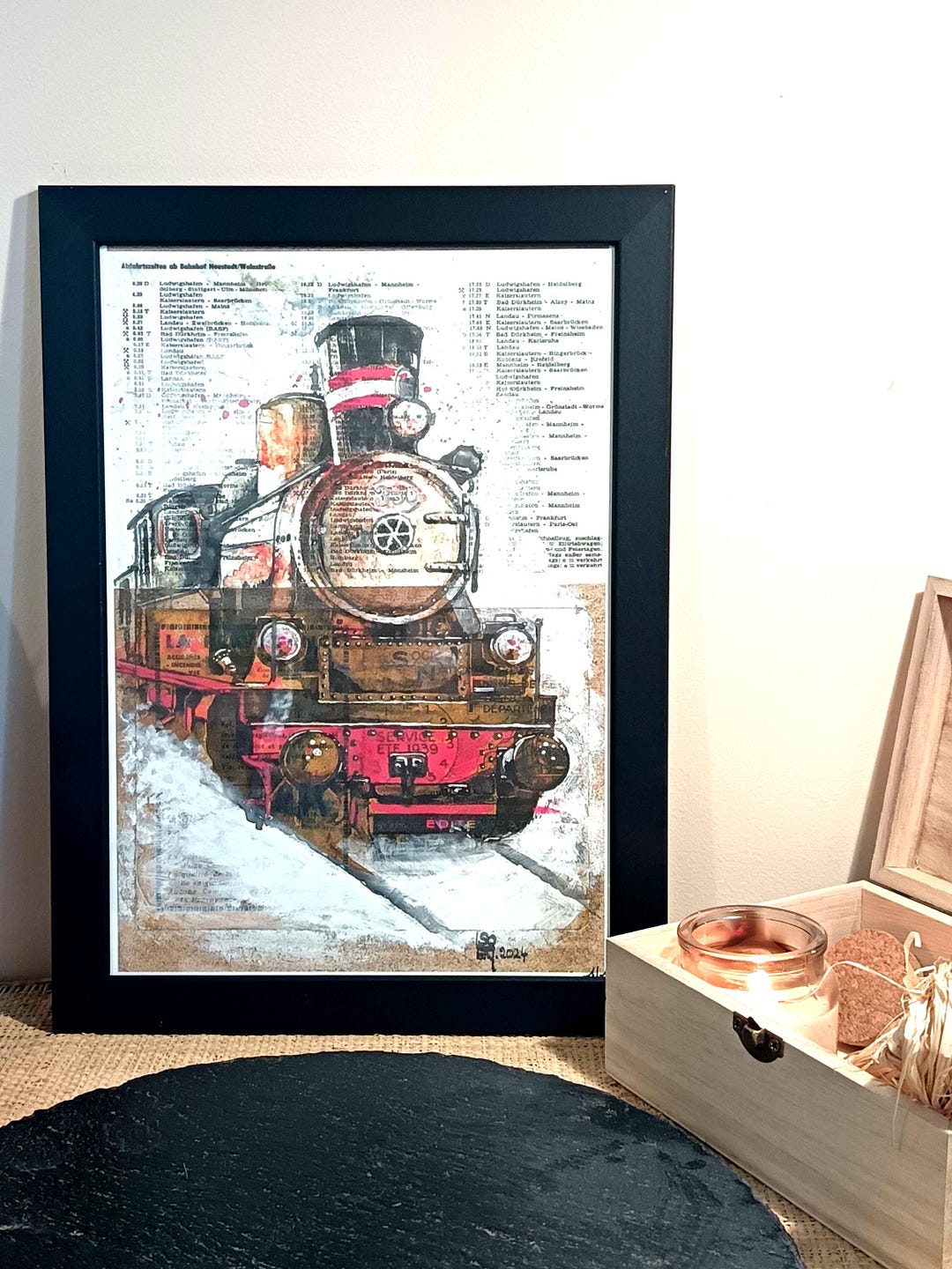"locomotive" Collection, Limited Edition of 10 Copies, Art Print on ...