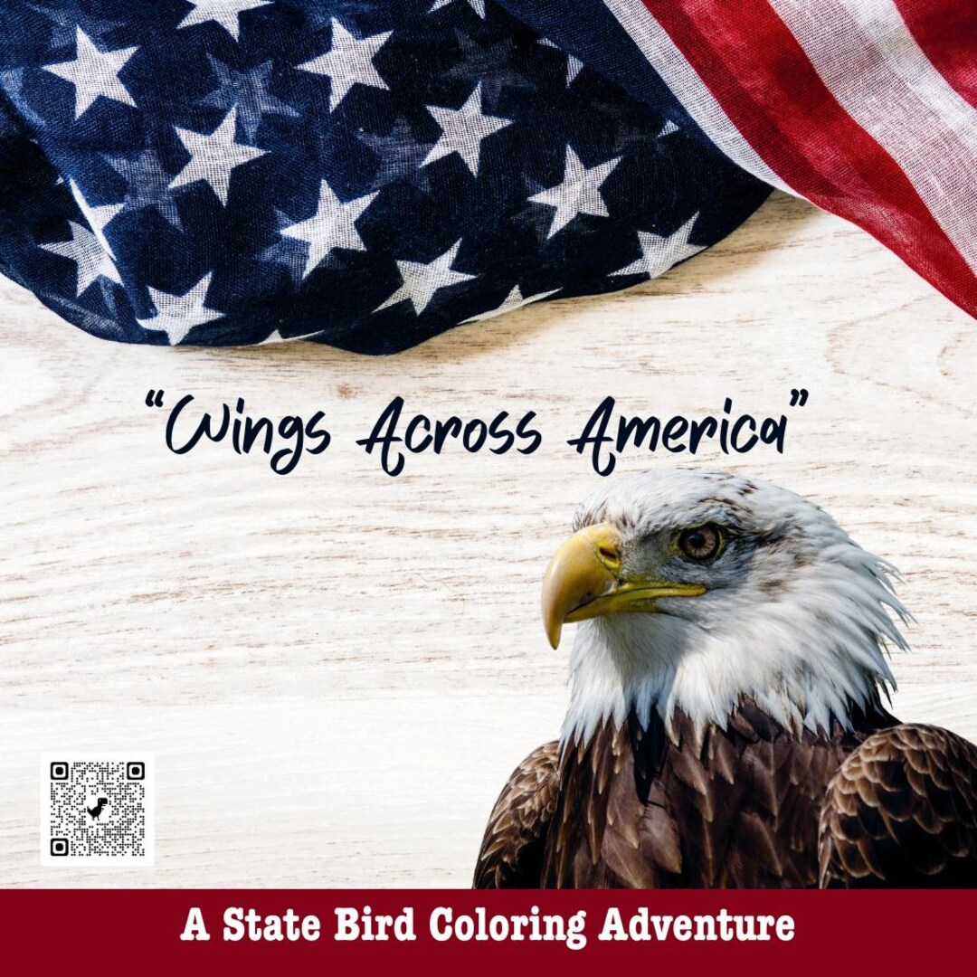 State Bird Coloring Pages | 50 State Birds and USA National Bird-bald ...