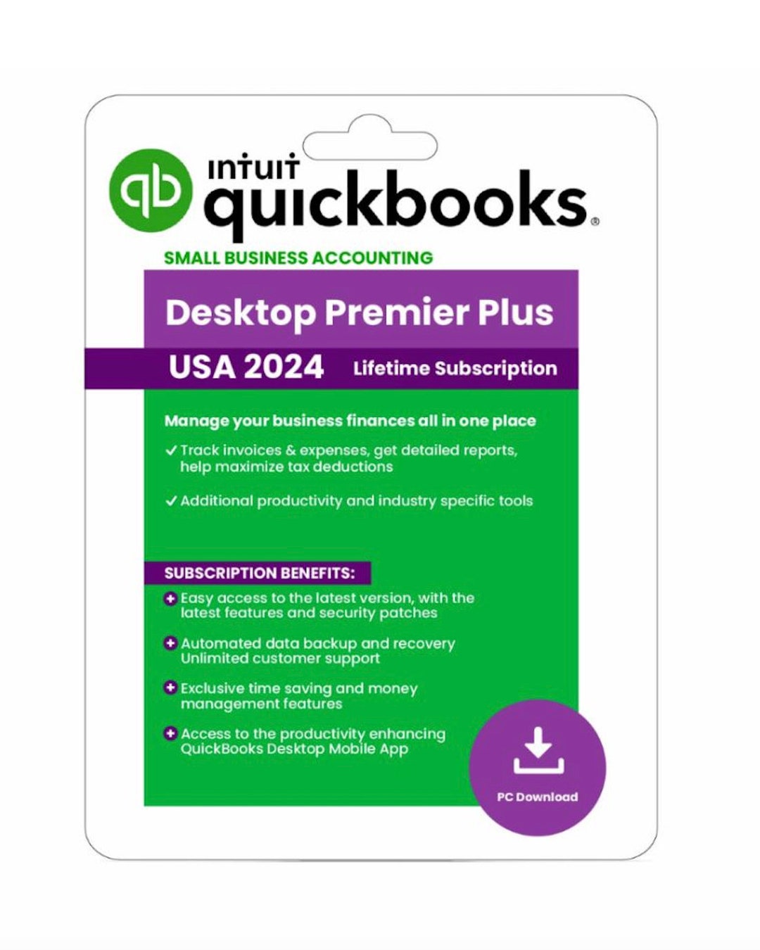 Quickbooks Desktop Premier Plus 2024 Official License Key Lifetime ...