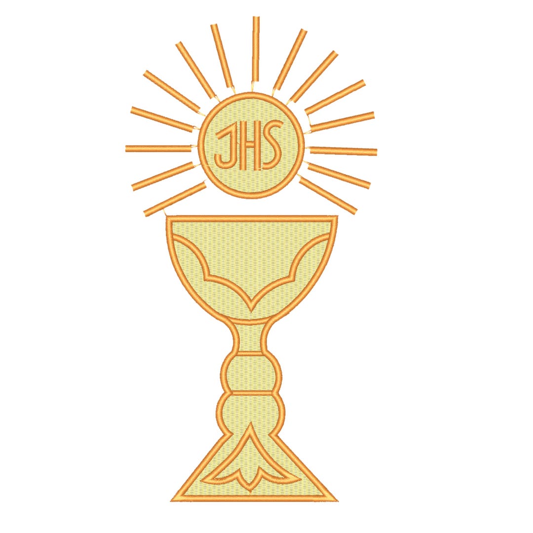 Custom Chalice Embroidery Designs Communion Embroidery Design Machine ...