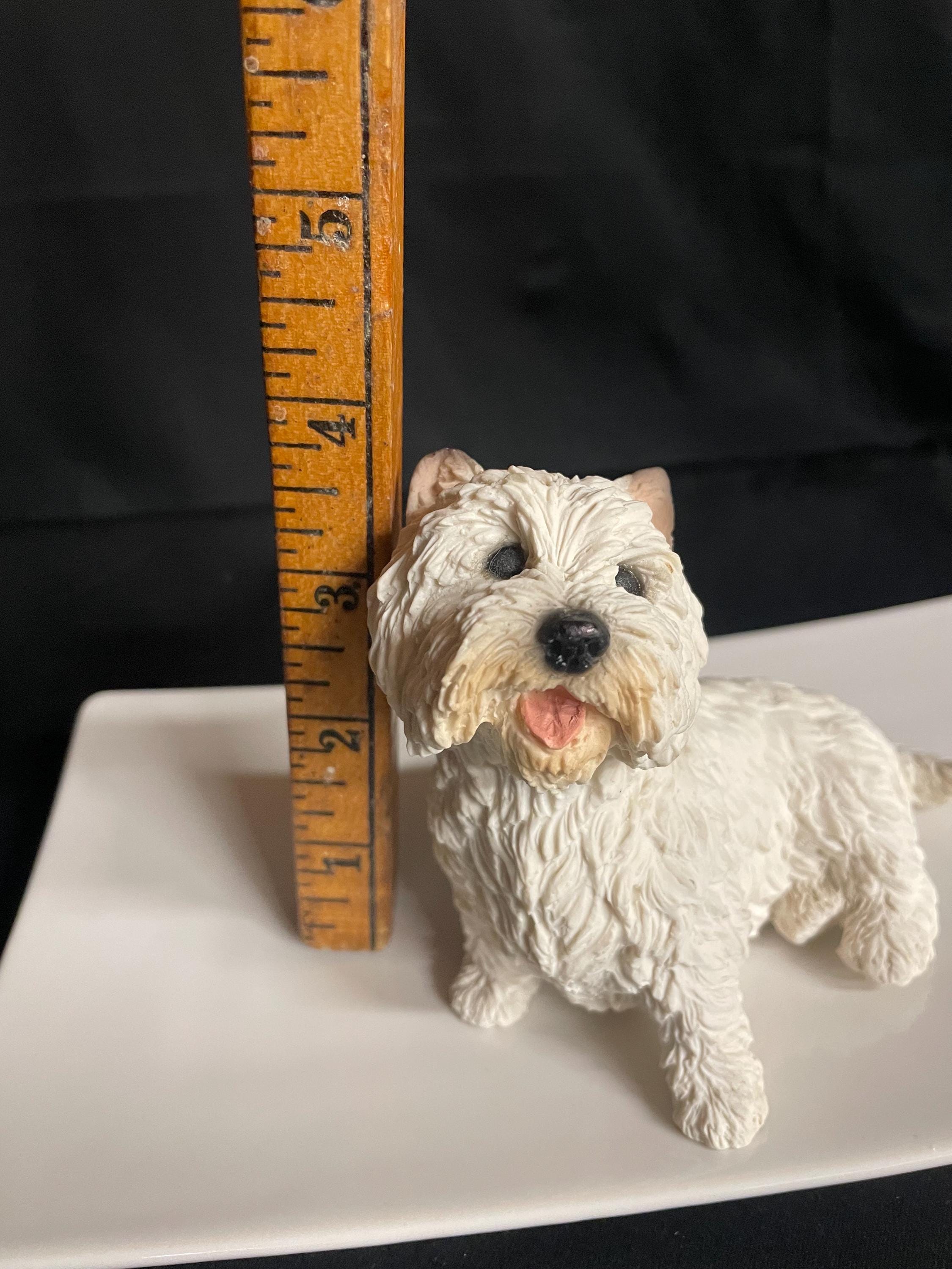 VTG Castagna White West Highland Terrier Sitting Dog Figurine. Italy ...
