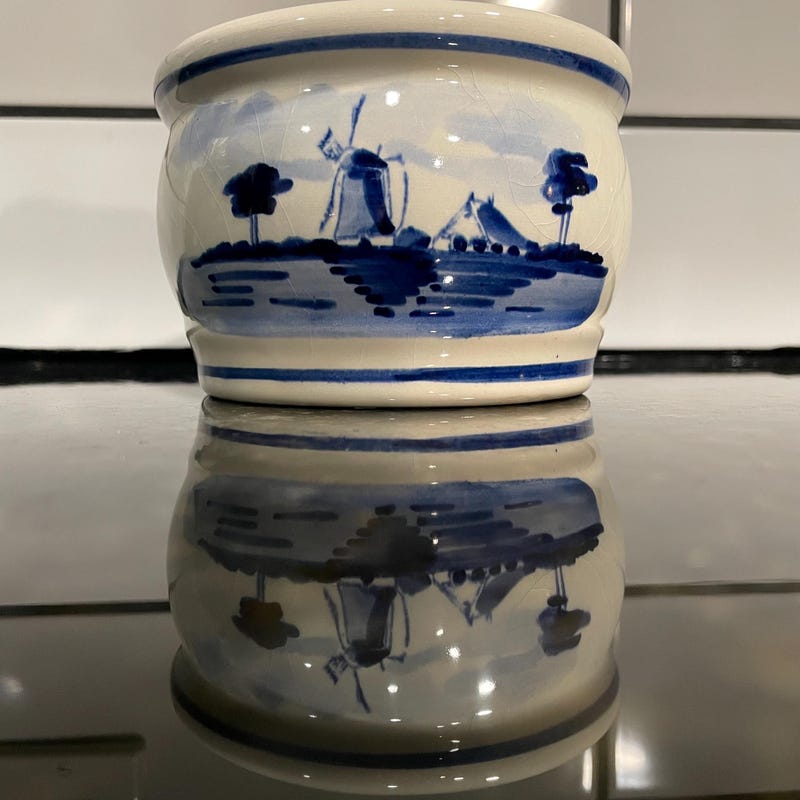 Delft Blue Planter - Etsy