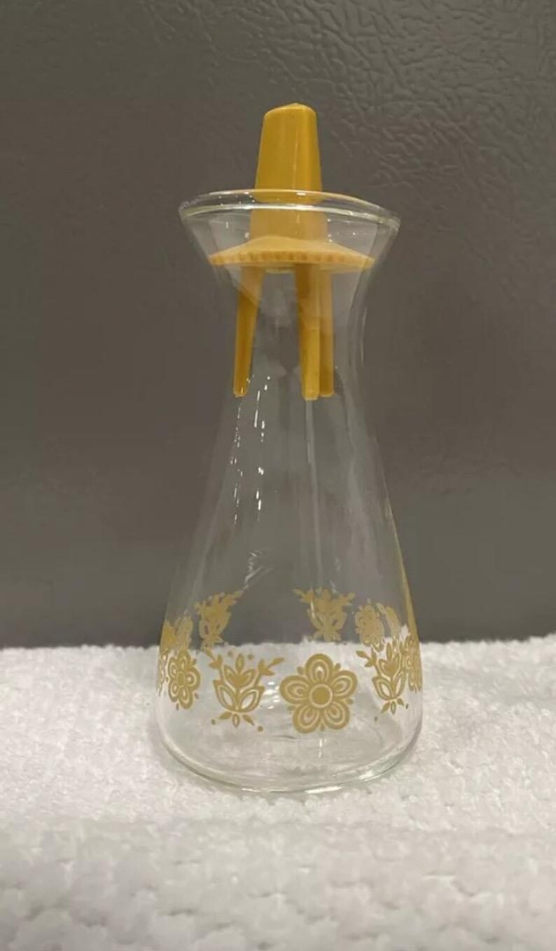Vintage Glass Pyrex Butterfly Gold Flowers Pattern Single Replacement ...