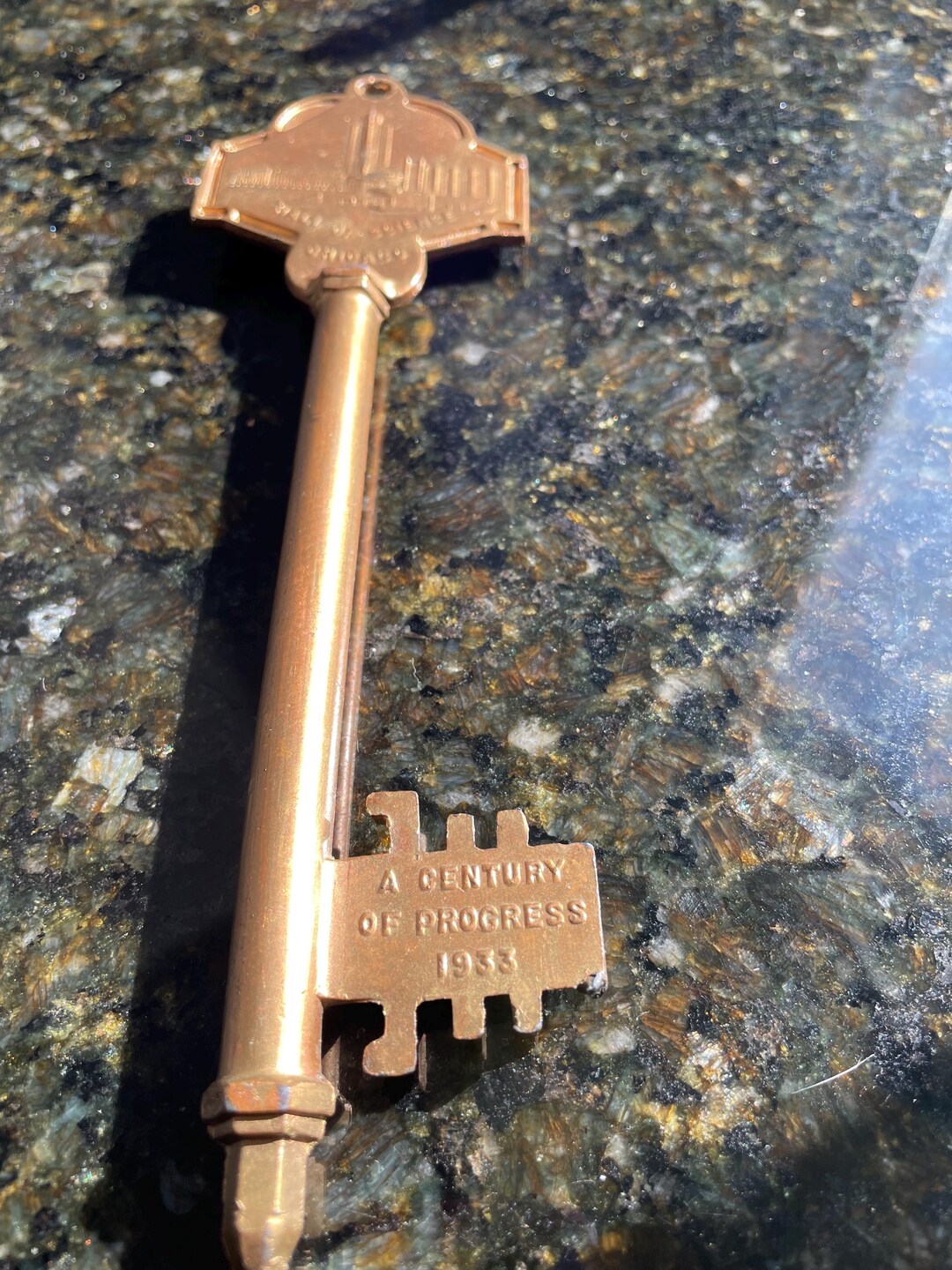 1933 Key to Chicago's Worlds Fair Travel and Transport Hall of Science ...