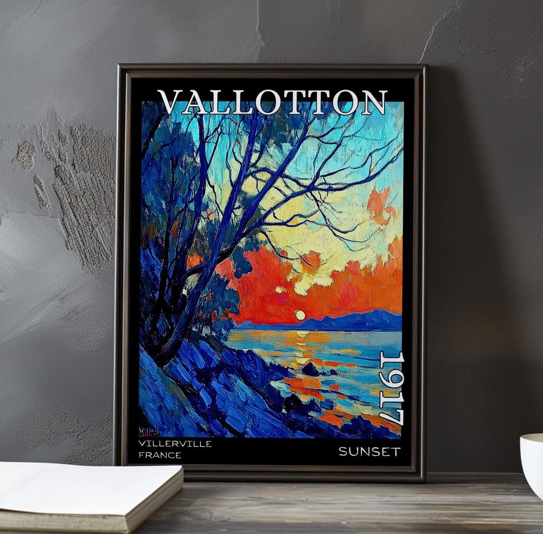 Sunset 1917 – Félix Vallotton Print/poster – Post Impressionism ...