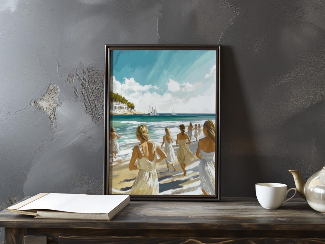 Eugene Boudin Inspired Impressionist Art Poster Vintage Seaside Poster ...