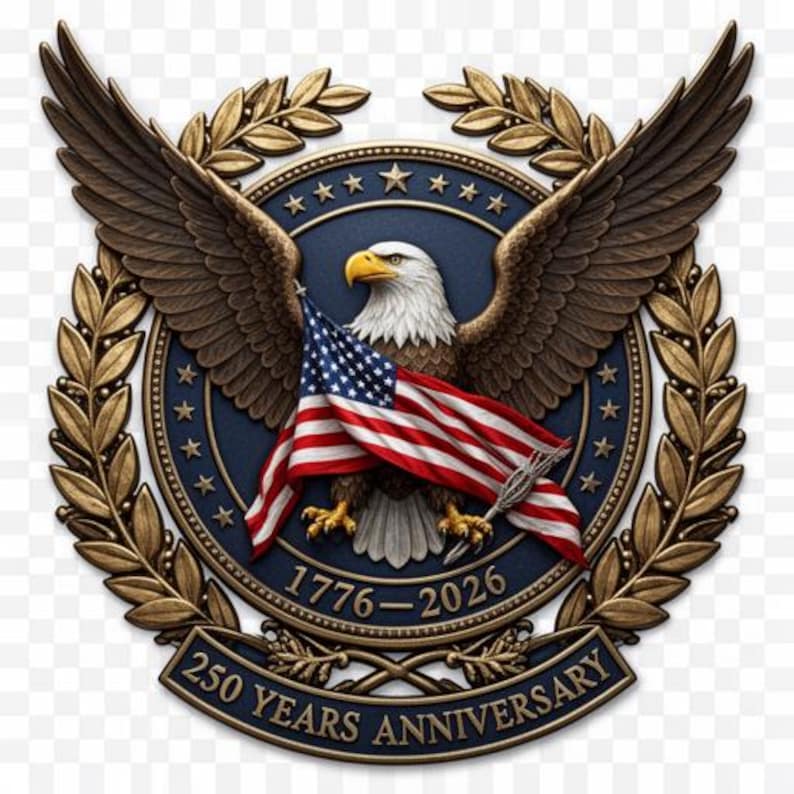 USA 250th Anniversary PNG Bundle | America Independence 1776-2026 |4th ...