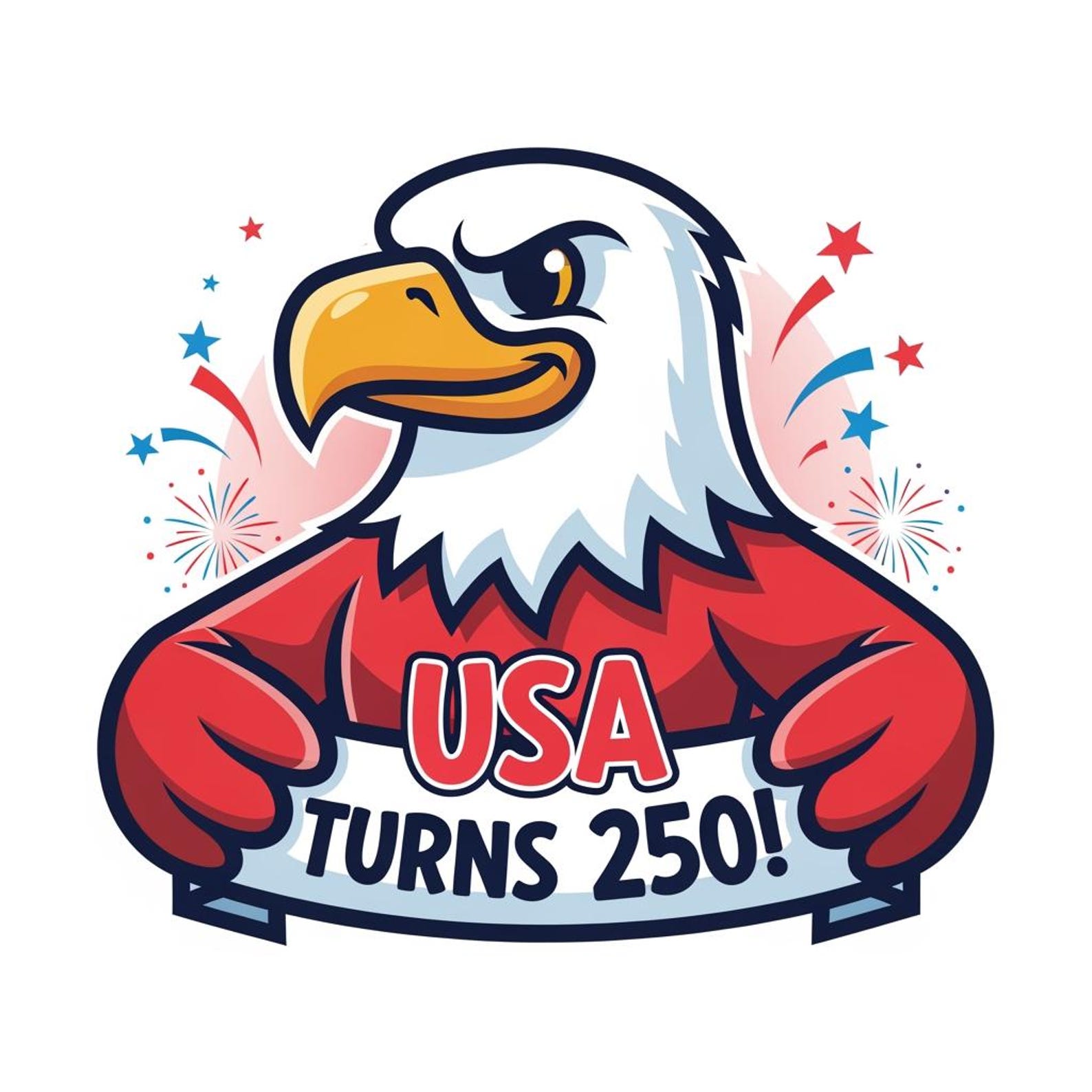 USA 250th Anniversary PNG Bundle | America Independence 1776-2026 |4th ...