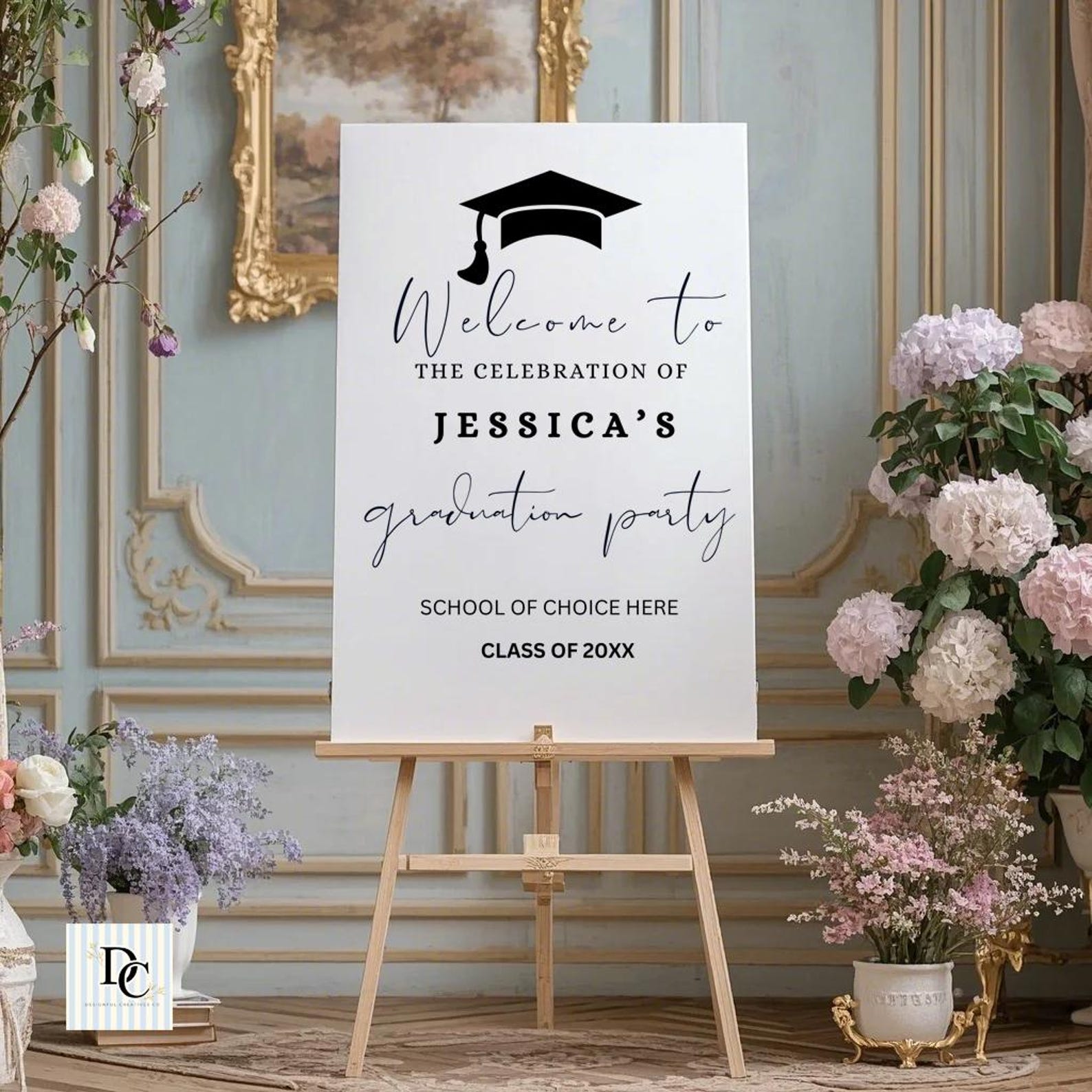 Graduation Party Welcome Sign Template, Graduation Welcome Poster ...