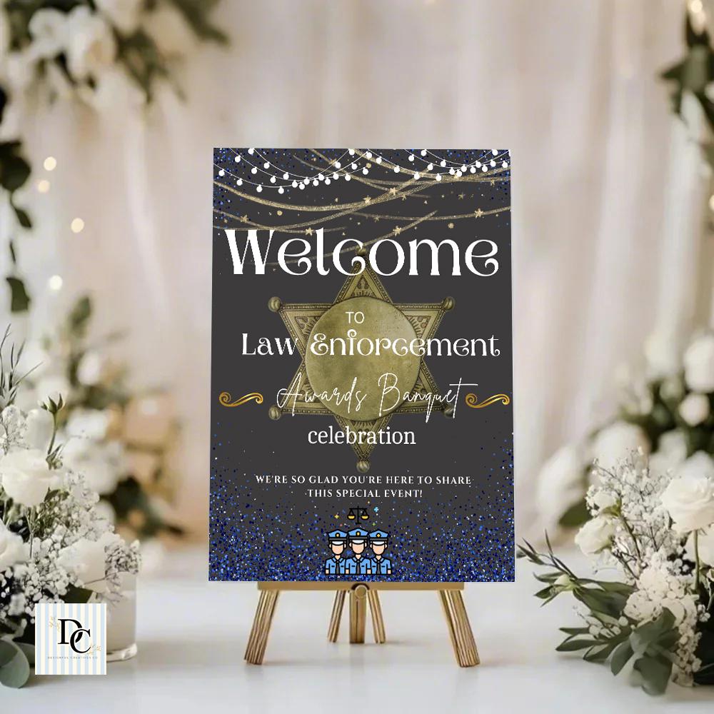 Custom Welcome Poster for Award Banquet | Company Awards Ceremony Sign ...