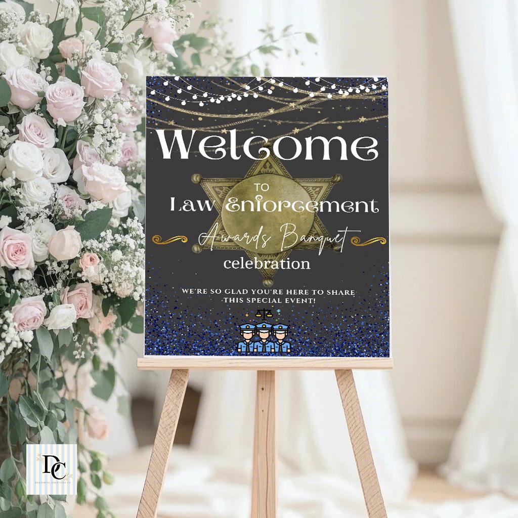 Custom Welcome Poster for Award Banquet | Company Awards Ceremony Sign ...