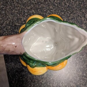 Large Ceramic Pitcher Carrot Decorative Retro Collectible Serving ...