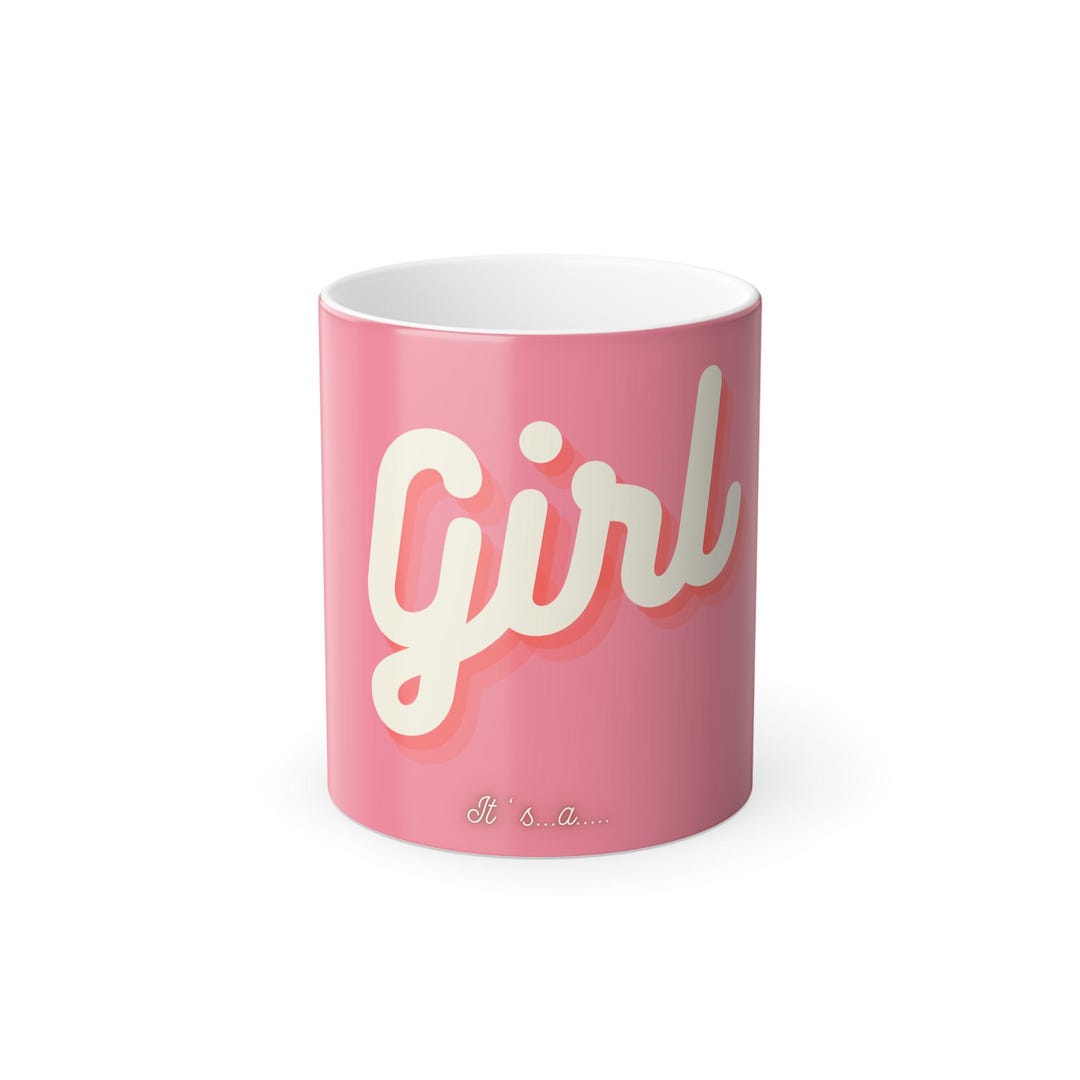 Color Changing Gender Reveal Mug Surprise Gift for Coffee Lovers - Etsy