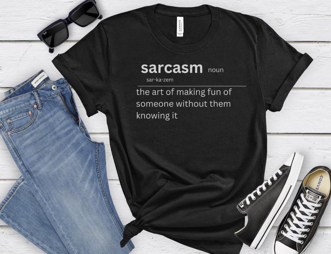 Sarcasm Definition T-shirt - Etsy