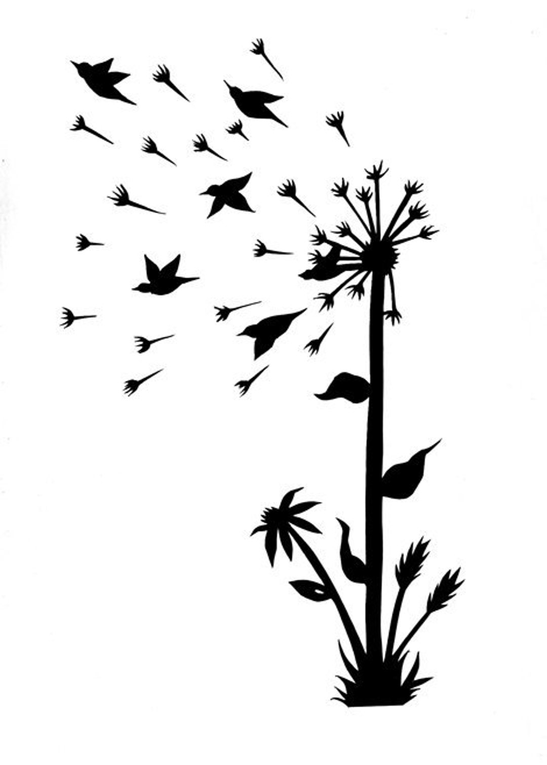 Whisper - Cut Paper Art Print - Etsy