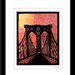 Brooklyn Bridge 8 X 10 Cut Paper Art Print - Etsy