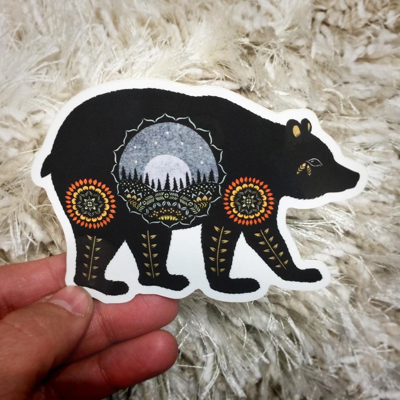 Ursa Major Bear Vinyl Sticker - Etsy