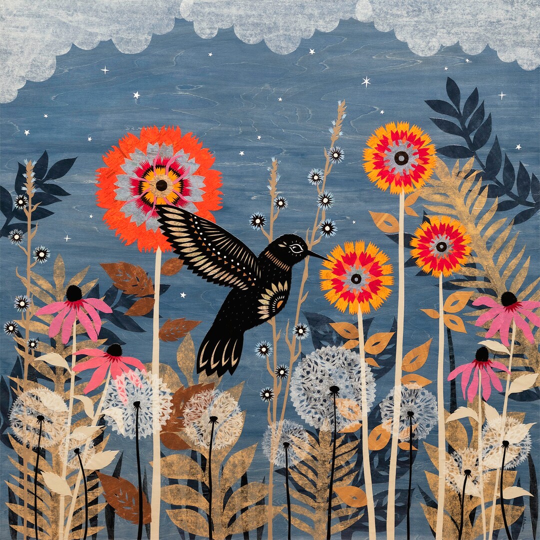 Silent Stars at Night III - 16 X 16 Inch Cut Paper Art Print - Etsy
