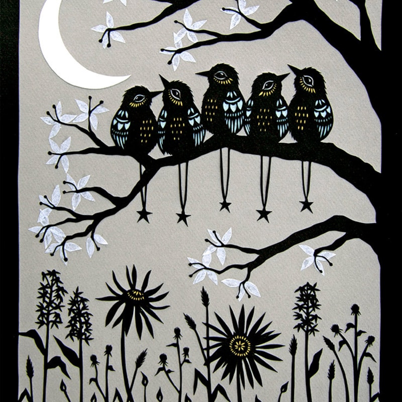 Scherenschnitte Tree - Etsy