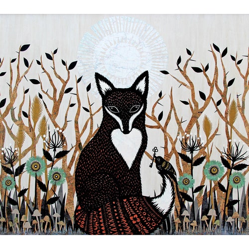 A Silent Beat 8 X 10 Inch Cut Paper Art Print | Etsy