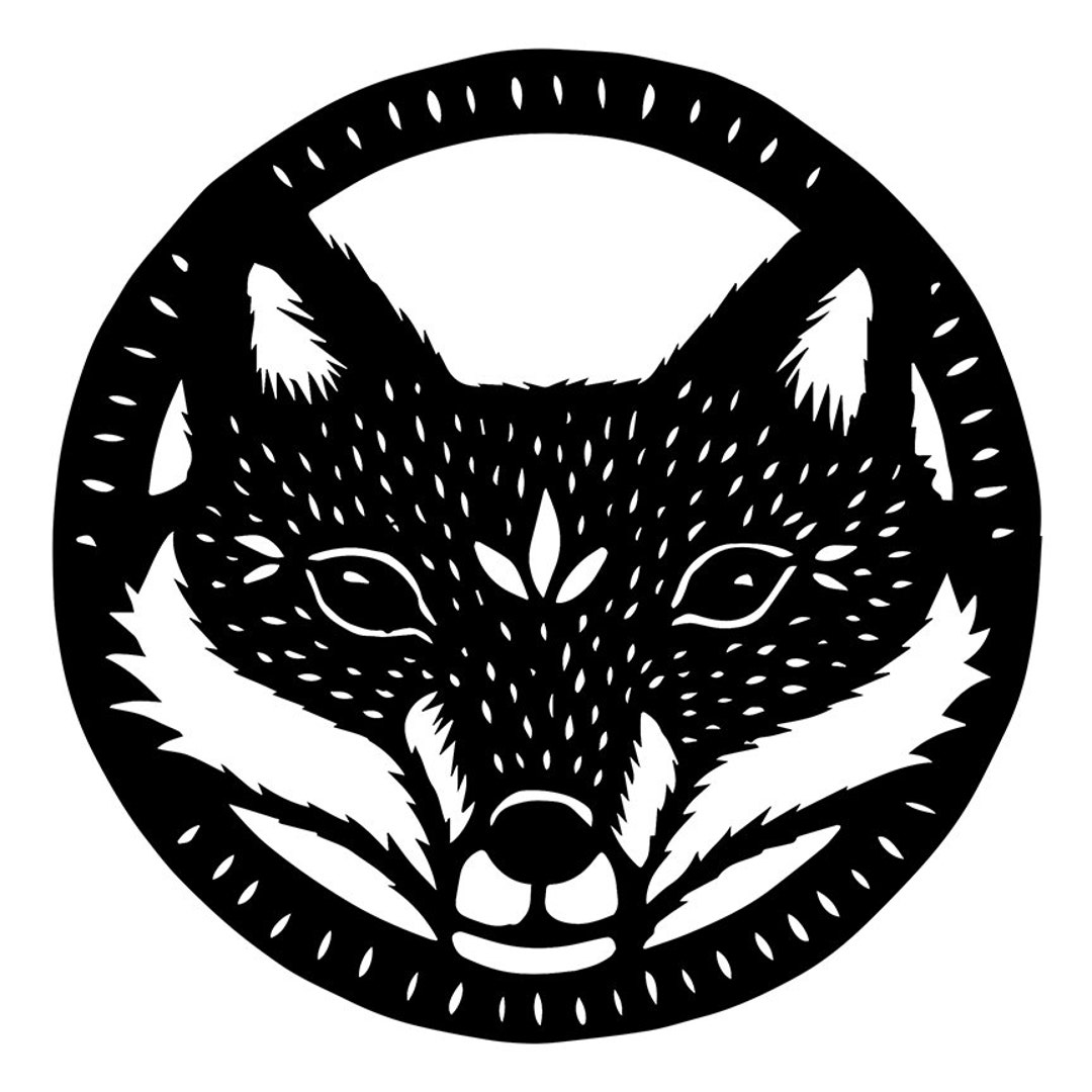 Fox - 8 X 8 Inch Cut Paper Art Woodland Critters Animal Print - Etsy