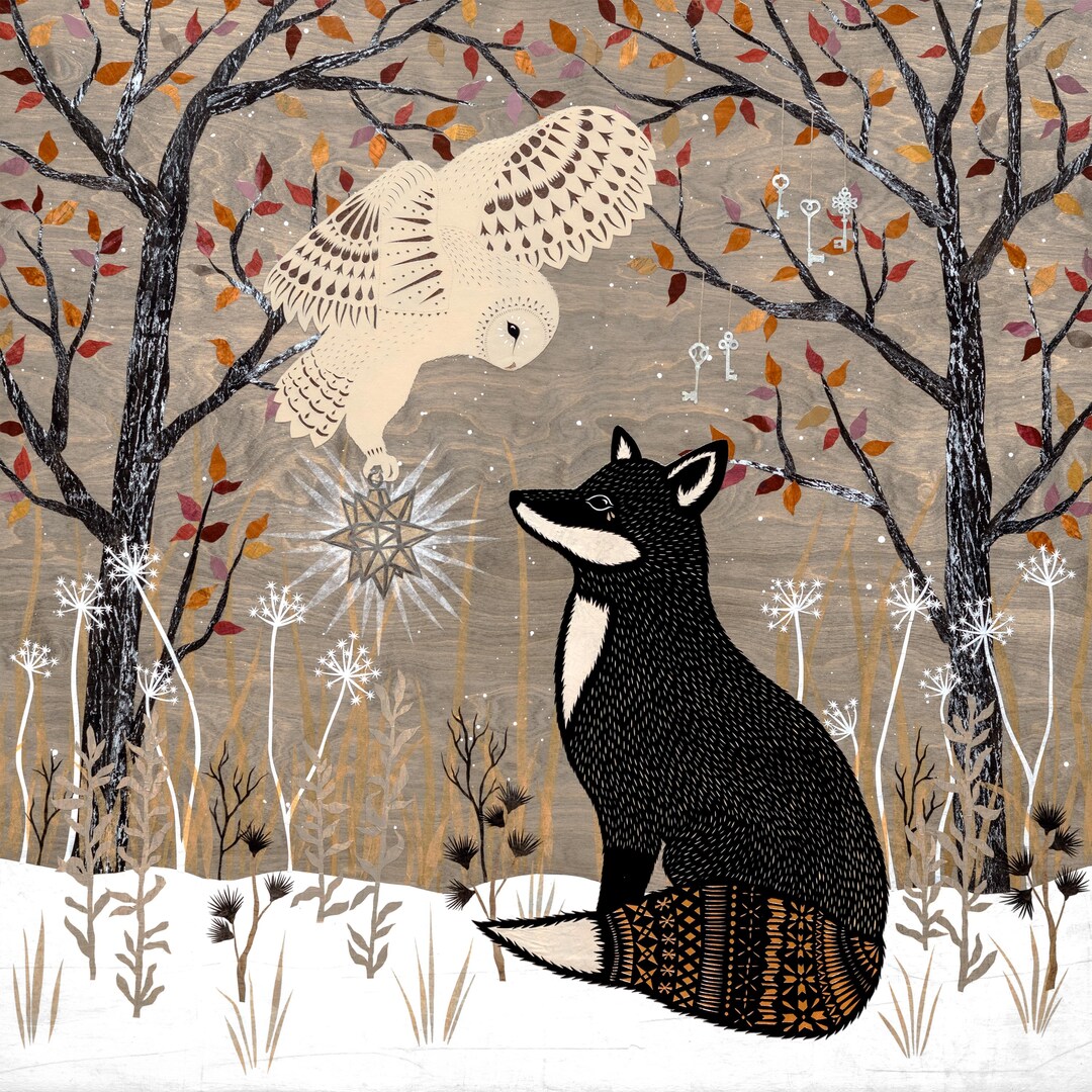 The Gift of Guiding Light - 8 X 8 Inch Cut Paper Art Print - Etsy